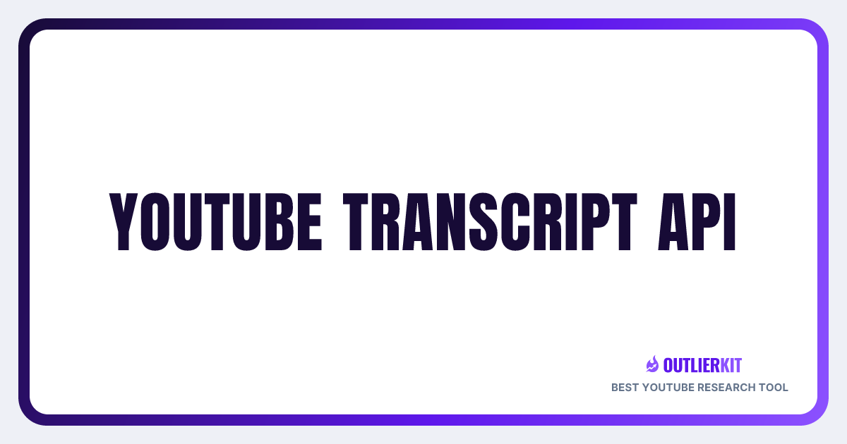 Youtube Transcript Api Every Way To Get Video Transcripts In 2026